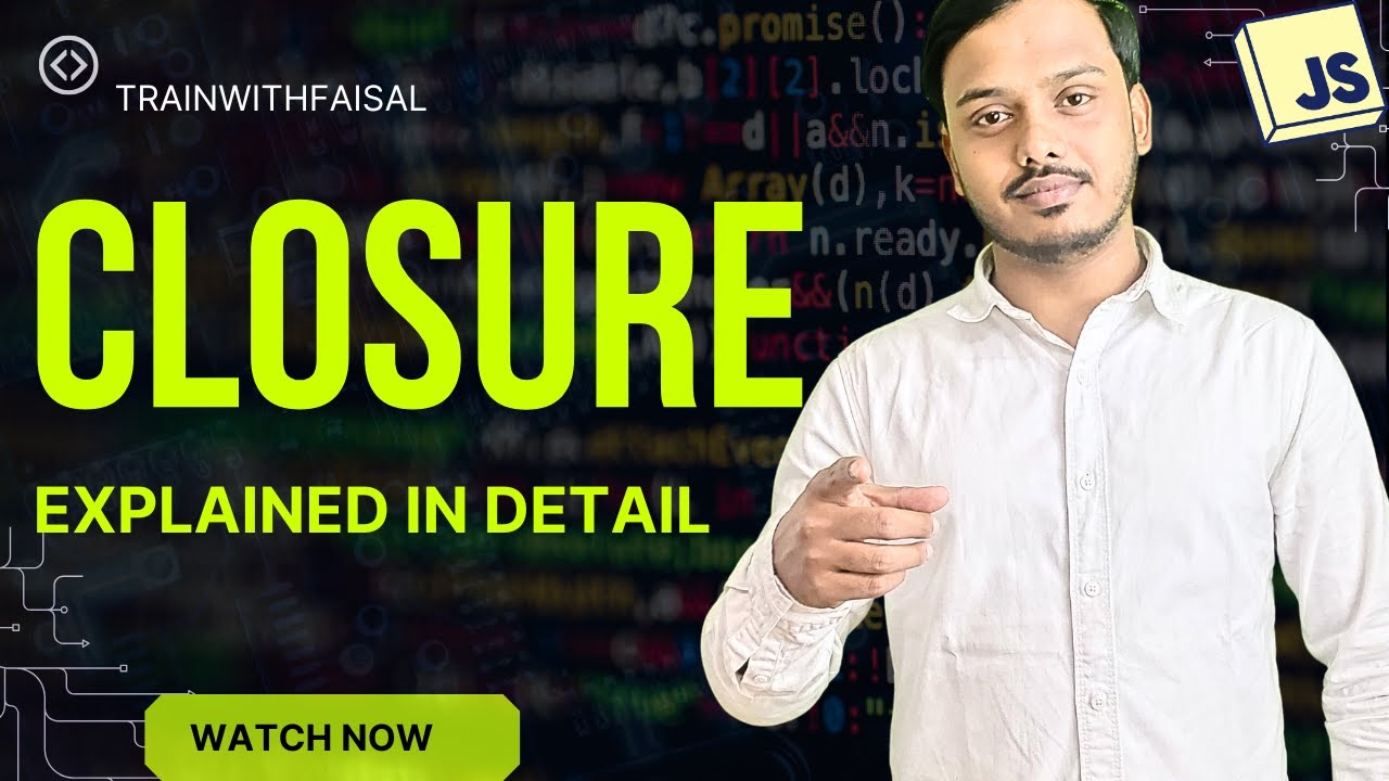 JavaScript Closure Explained in Hindi | Closures Made Easy 🔥 - YouTube