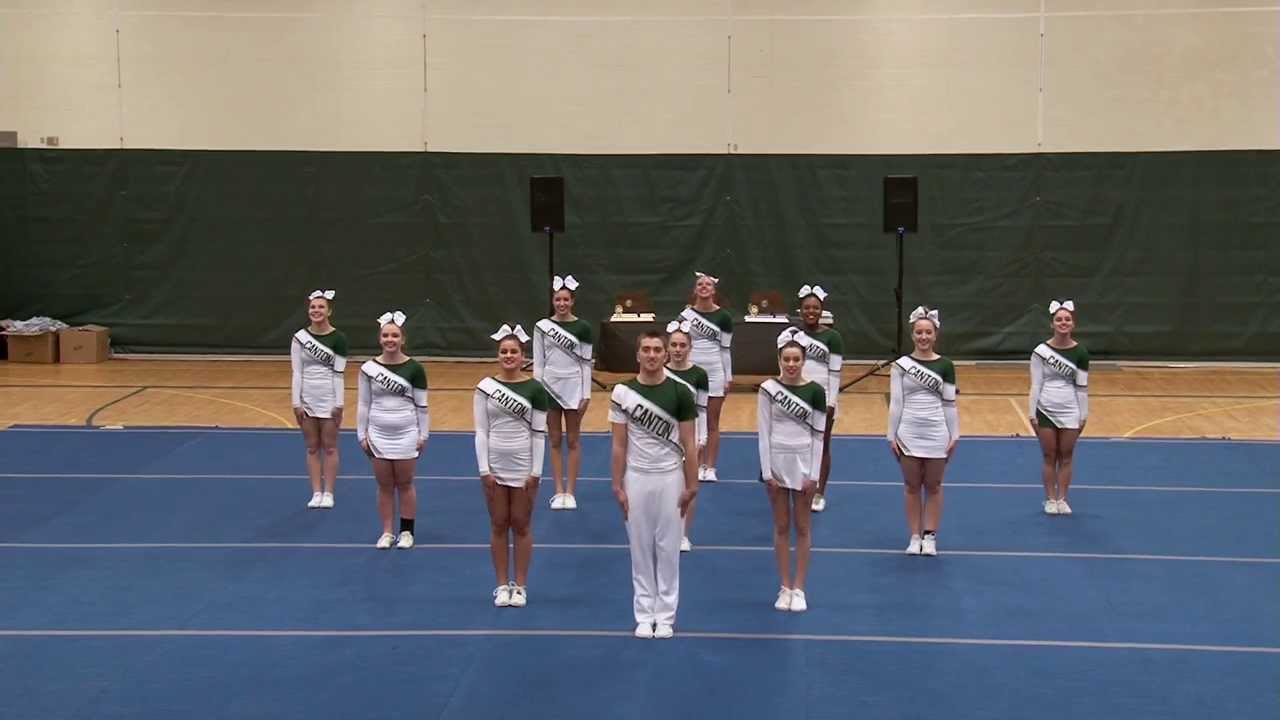 Canton High School Cheerleaders States Winter 2014 - YouTube