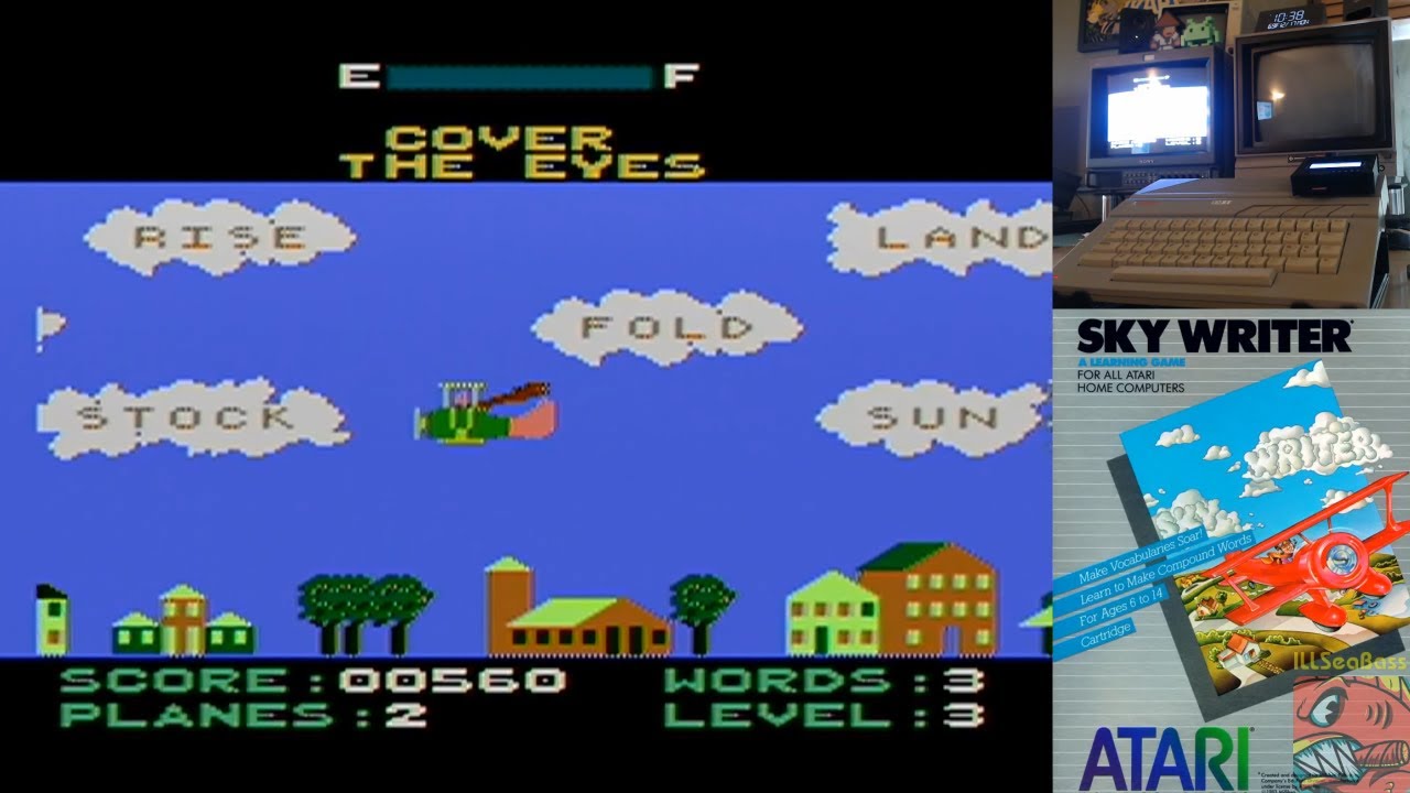 Sky Writer [ATARI 8-BIT] 1,840 - YouTube