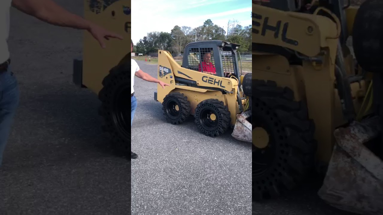 Testing Segmented Solid Tires vs. McLaren Nu Air Solid Skid Steer Tires ...