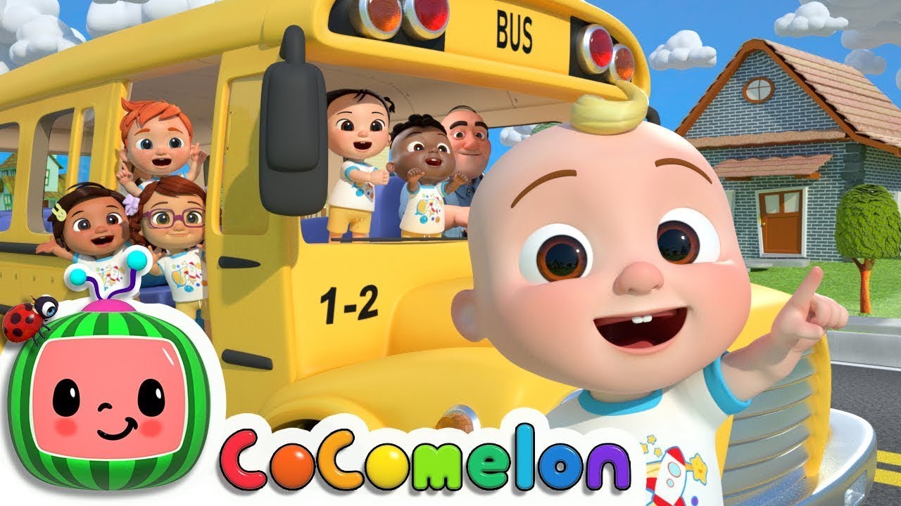 Wheels On The Bus School Version CoComelon Nursery Rhymes & Kids Songs ...