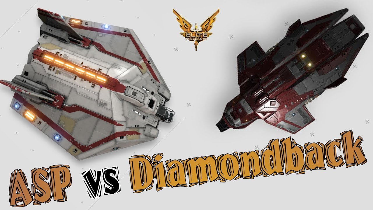 Elite:Dangerous. Asp Explorer vs Diamondback Explorer - YouTube