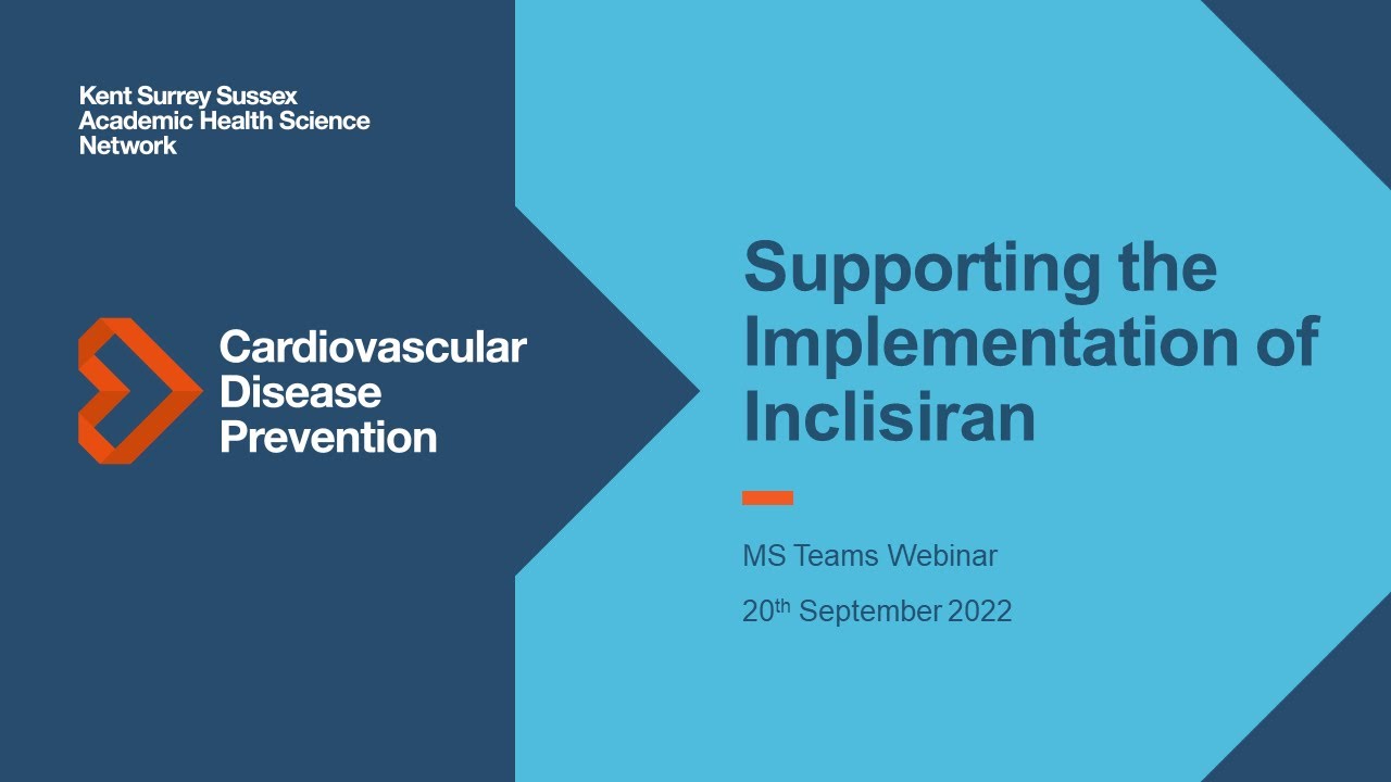 Inclisiran webinar - 20 September 2022 - YouTube