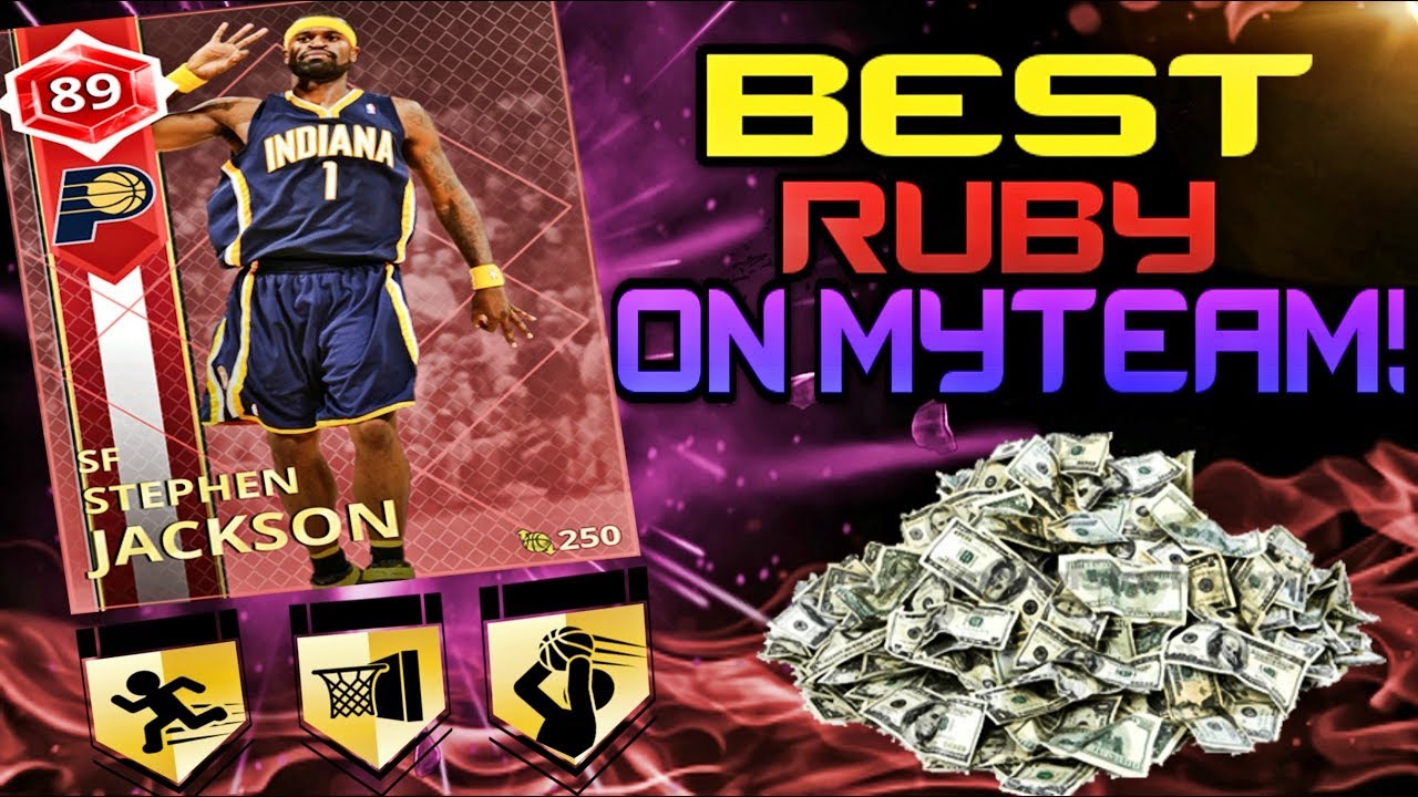 The BEST RUBY Card in the GAME! Nba 2k18 Myteam Stephen Jackson is ...