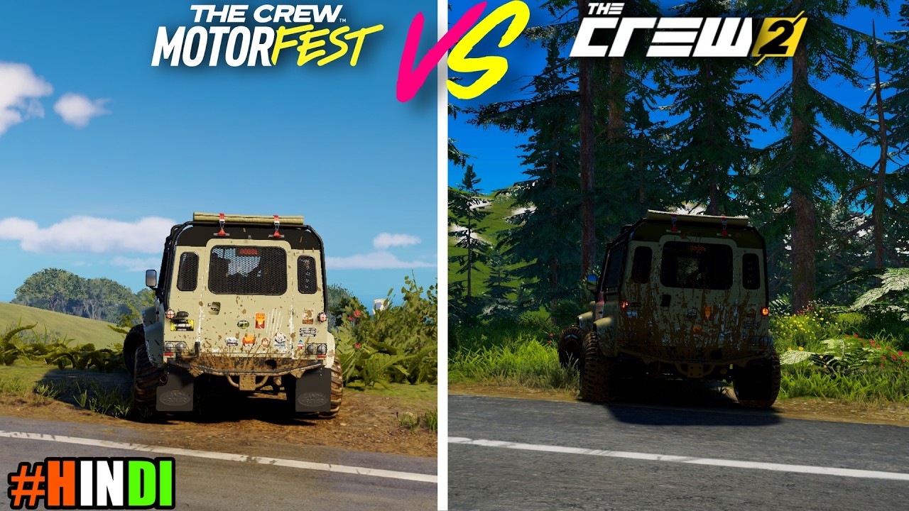 Crew Motorfest Vs Crew 2 I Ultimate Comparison I Part -1 - YouTube