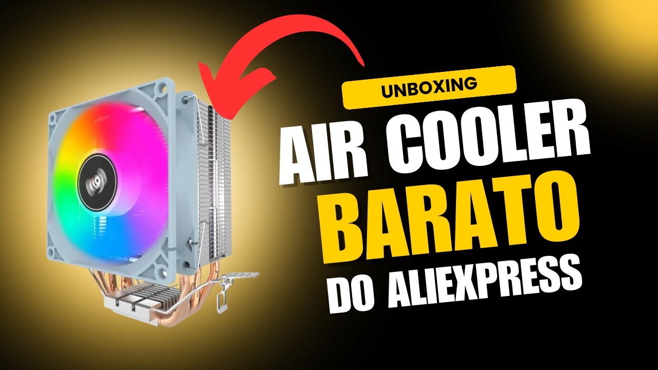 Unboxing do CPU Cooler Aigo ICE 400 SE do AliExpress - Montando Meu PC ...