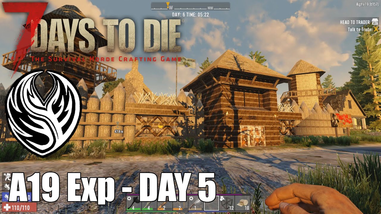 7DTD Alpha 19 exp | Day 5 - Trade Routes - YouTube