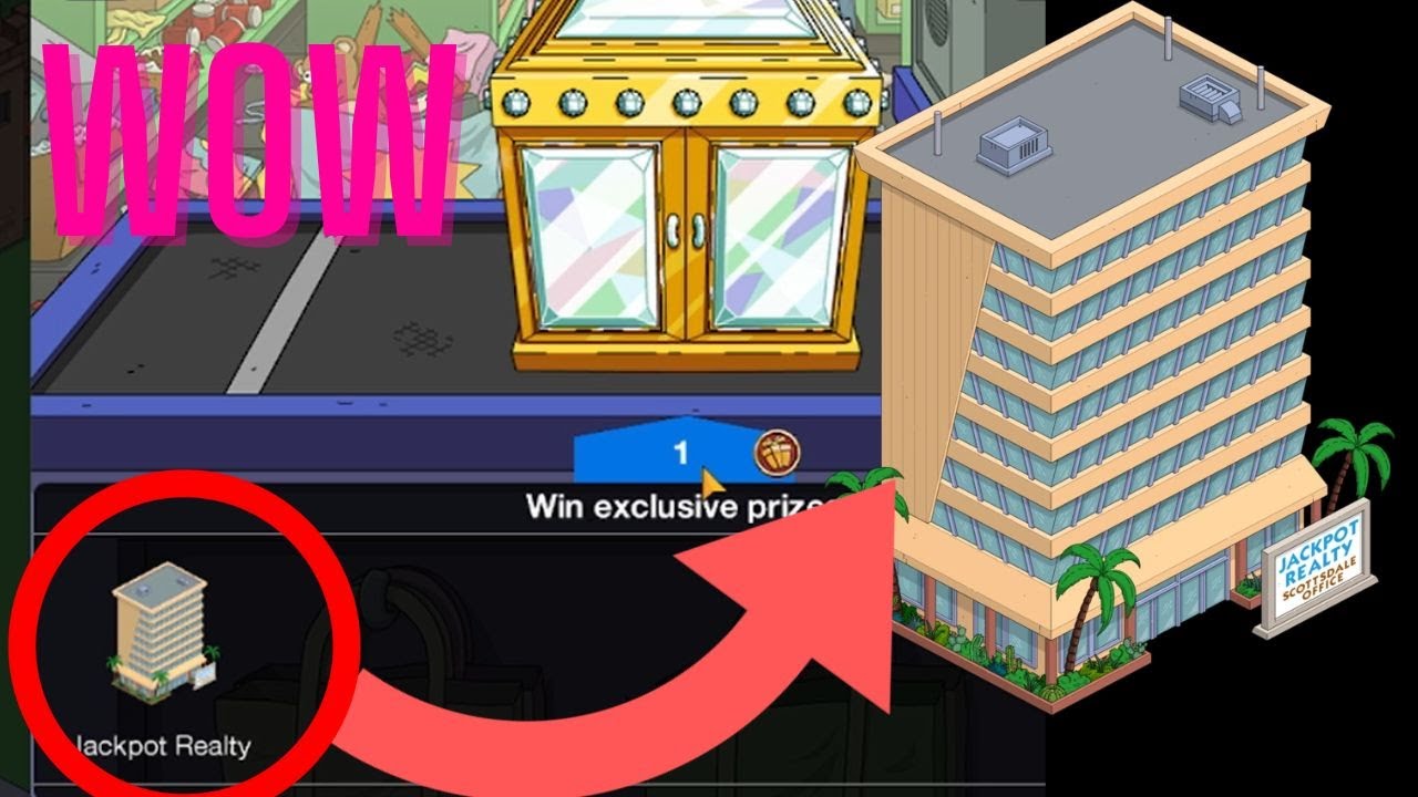 Getting Jackpot Realty From The Gold Mystery Box - Simpsons Tapped Out - YouTube