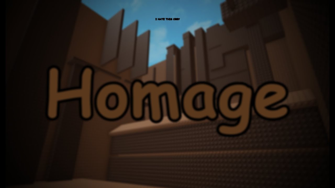 Homage (TIER 15) | Roblox Tiered Obbies - YouTube