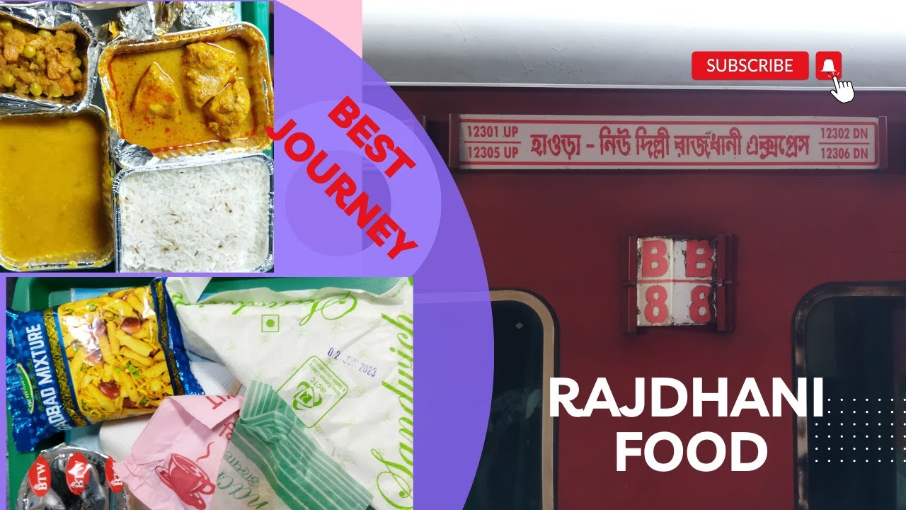 12306 HOWRAH RAJDHANI EXPRESS || DELHI TO KOLKATA TRAIN | AC 3 TIER ...