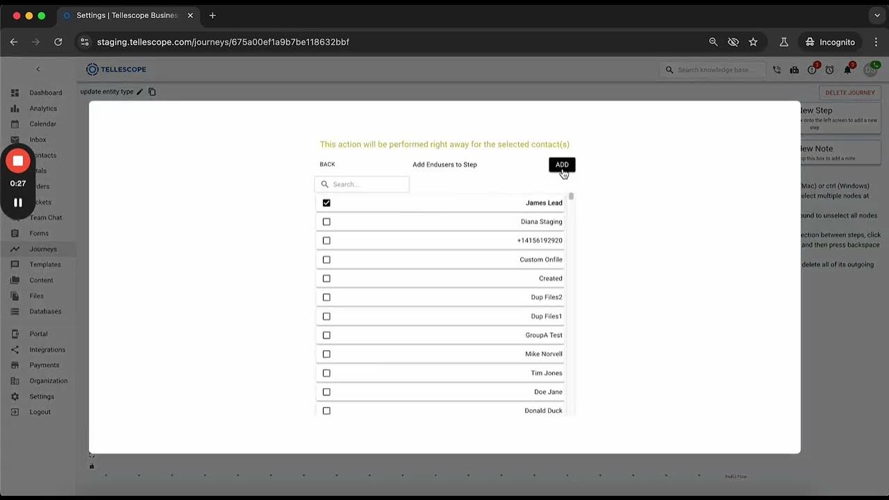 Journeys: Changing Entity Type - YouTube