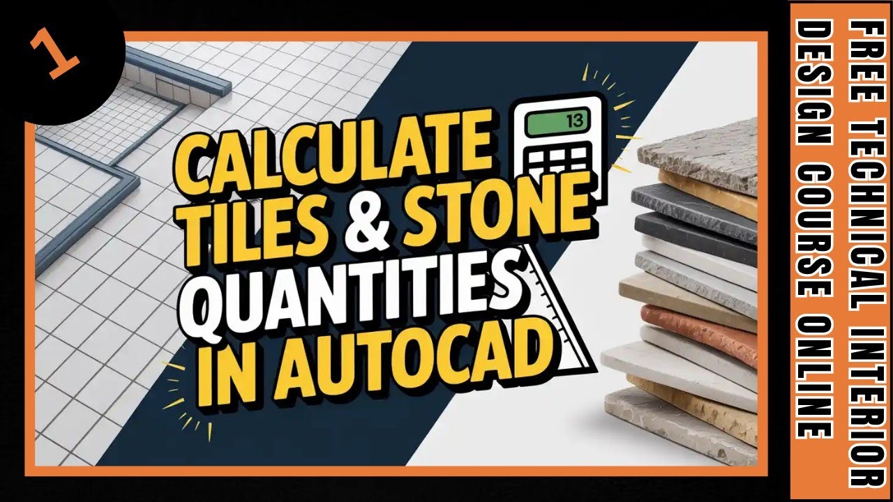 How to Calculate Interior Quantities in AutoCAD | Tiles & Stone ...