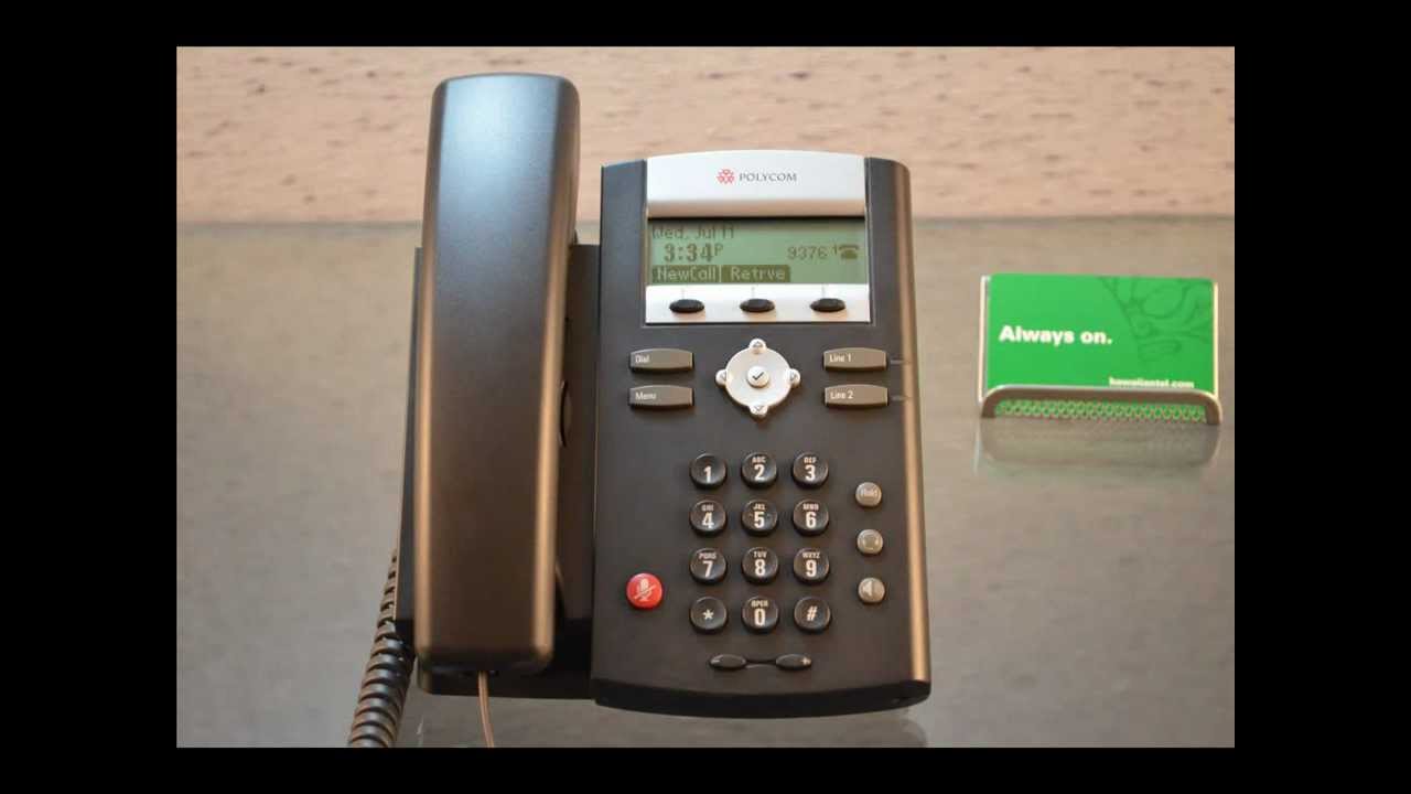Polycom 330/331 - How to 3 Way Conference - YouTube