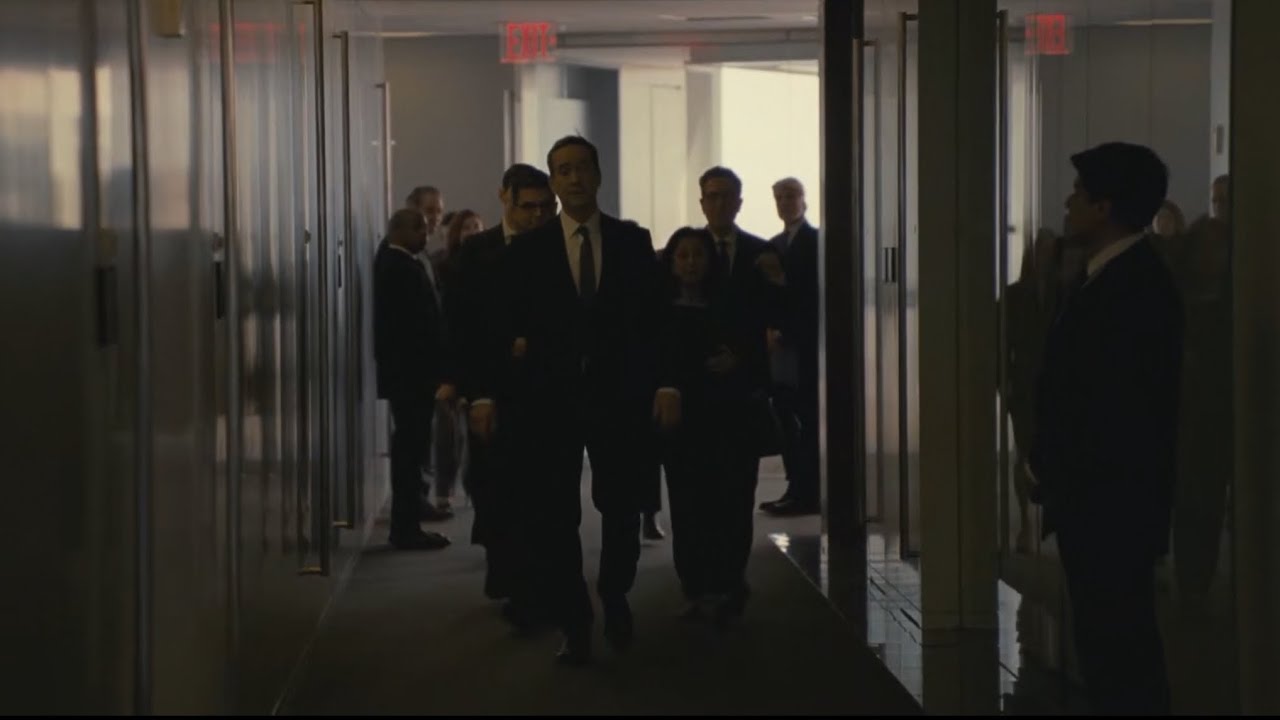 Tom walks in like Darth Vader after winning the game - Succession ...