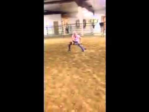 Tuf Goat practice- Goat tying dummy - YouTube