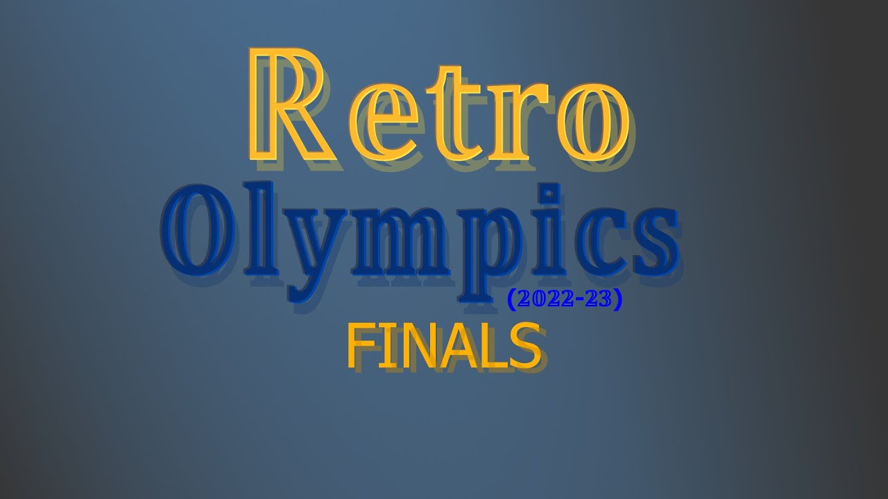 Retro Olympics Finals - YouTube