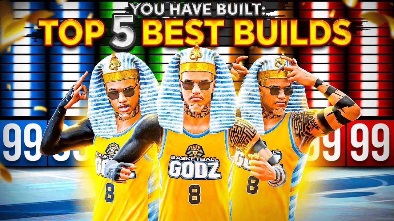 TOP 5 BEST BUILDS in NBA 2K25! BEST ALL-AROUND BUILDS in NBA 2K25! BEST ...