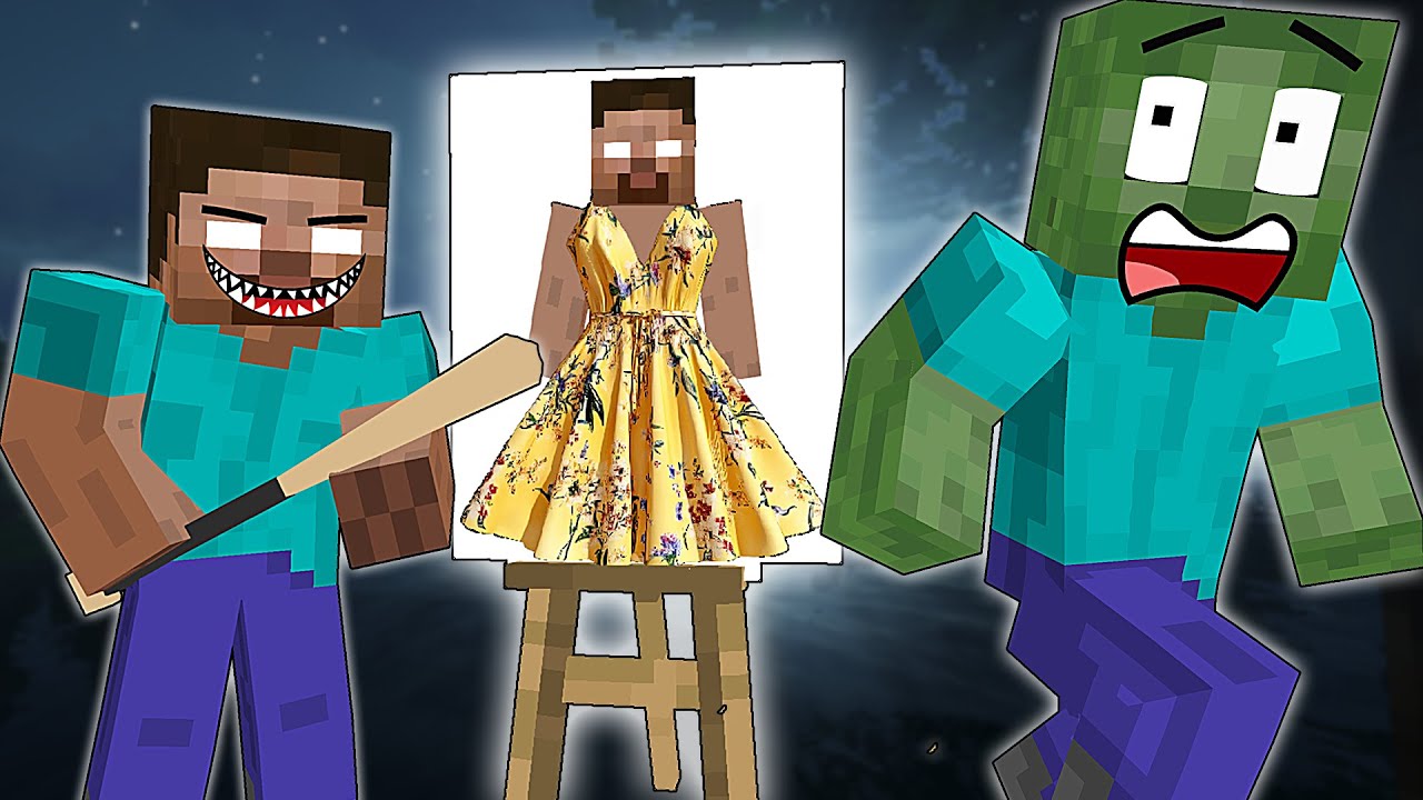 Drawing Challange Monster School - Minecraft Animation - YouTube