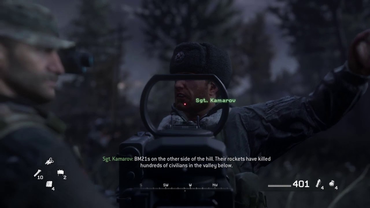 Call Of Duty 4 Modern Warfare Part 2 Rescuing Nikolai - YouTube