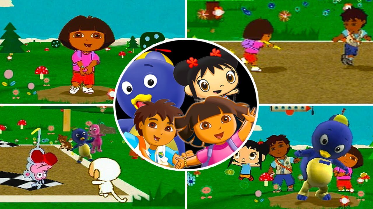 Everyone Together! - All Nickelodeon Fit Exercises - YouTube