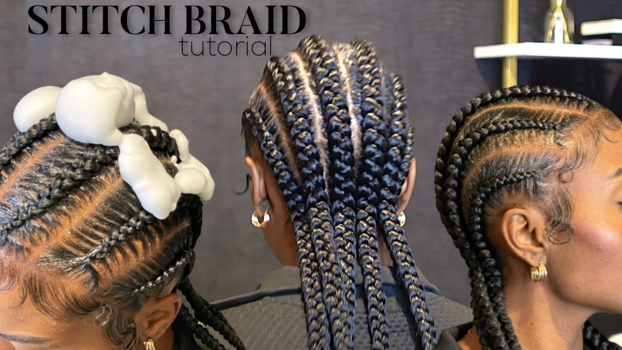 *DETAILED* STITCH BRAIDS TUTORIAL | BEGINNER FRIENDLY - YouTube
