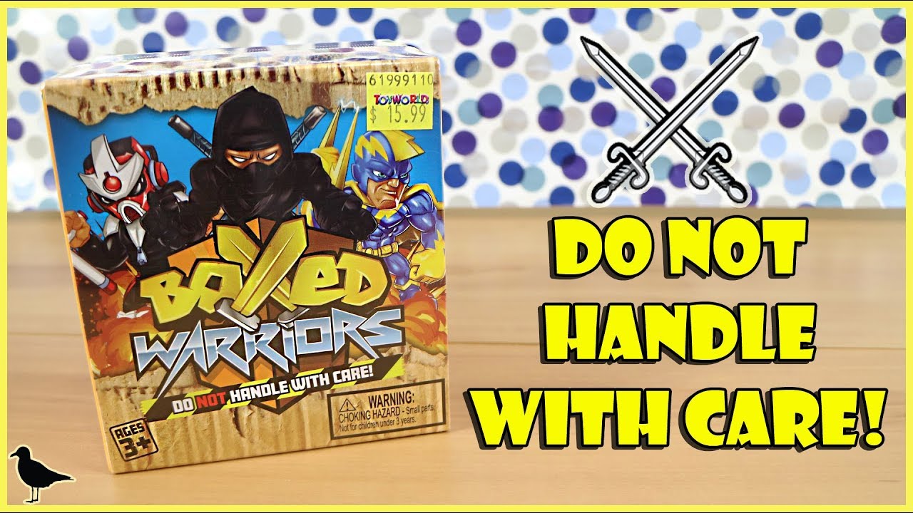 Boxed Warriors Fun Mystery Crate Toy Unboxing! | Birdew Reviews - YouTube