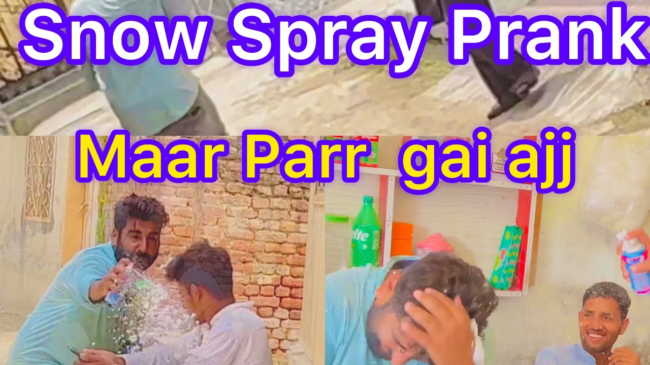 Snow Spray Prank | Street pranks | Snow Street Prank | Pendu Gang - YouTube