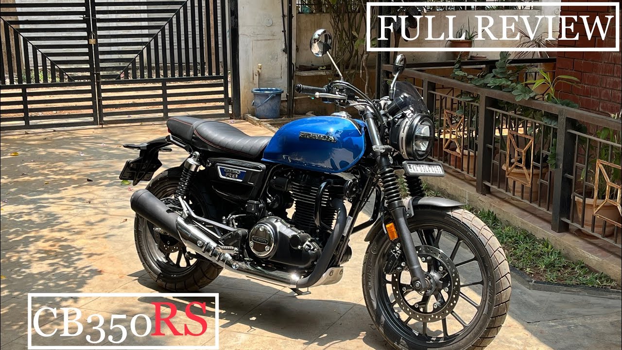 HONDA CB350 RS REVIEW// METALLIC ATHLETIC BLUE OWNERSHIP REVIEW - YouTube
