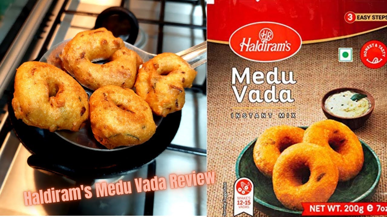 Instant Medu Vada Recipe | Haldiram's Vada Mix | Desert Food Feed - YouTube