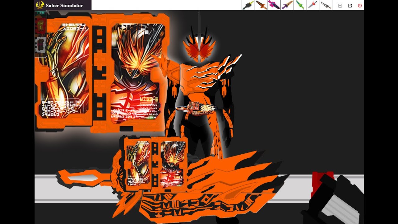 Kamen Rider Saber Simulator 1.0.7 Kamen Rider Falchion Henshin - YouTube