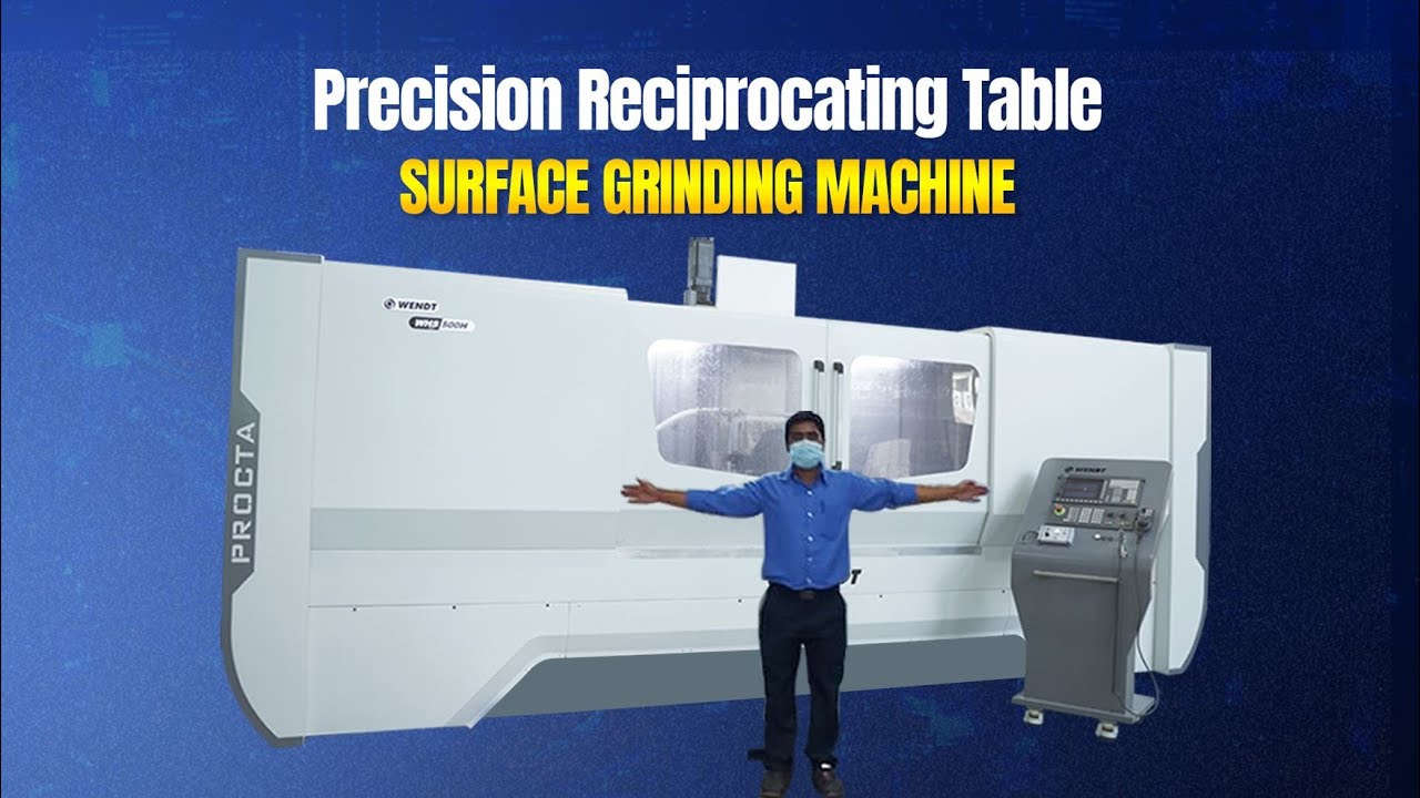 Wendt Precision CNC Reciprocating Table Surface Grinding Machine - YouTube