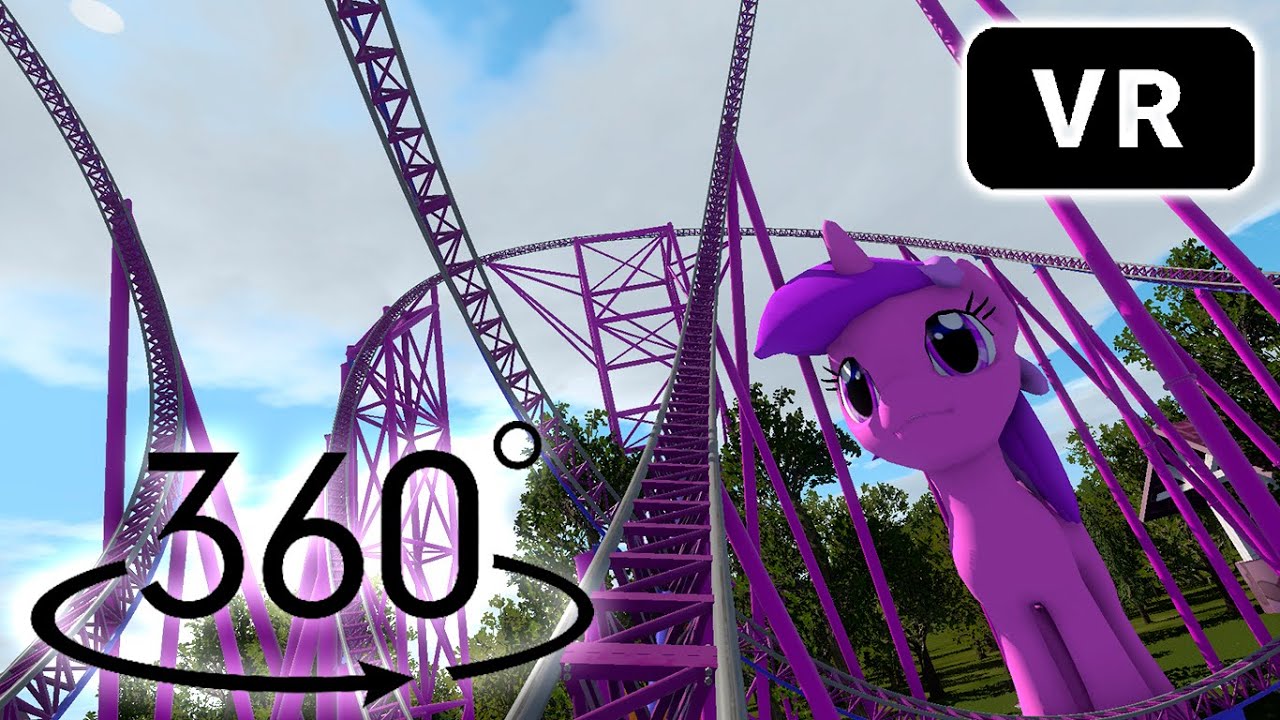 VR 360° MY LITTLE PONY #6 ROLLER COASTER 🔥│EXTREME ROLLER COASTERS ...