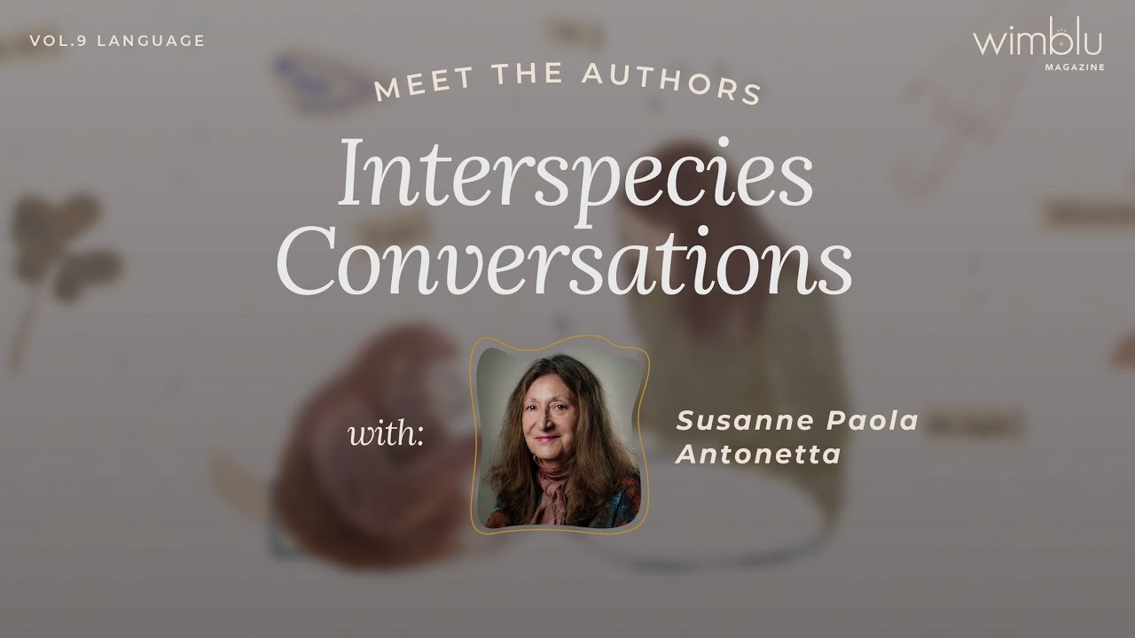 Meet the Authors | 'Interspecies Conversations' with Susanne Paola Antonetta - YouTube