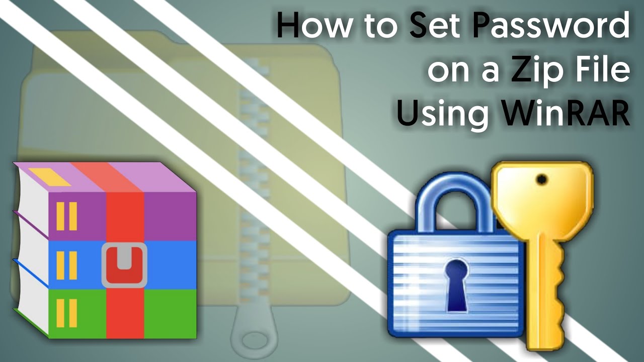 How To Set Password On Zip File Using WinRAR YouTube How To Set Password On Zip File Using WinRAR YouTube