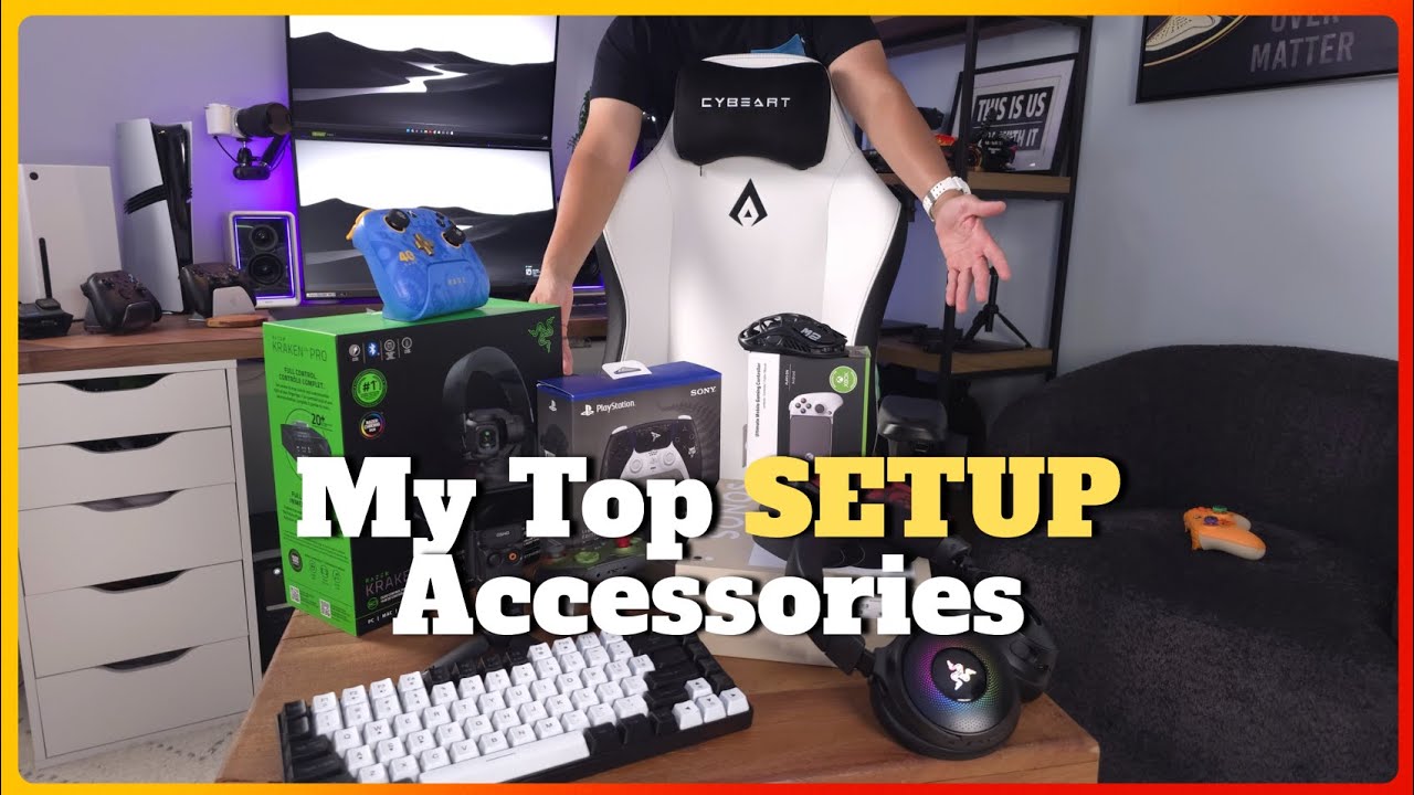 My Favorite 10 Gaming Setup Accessories. - YouTube