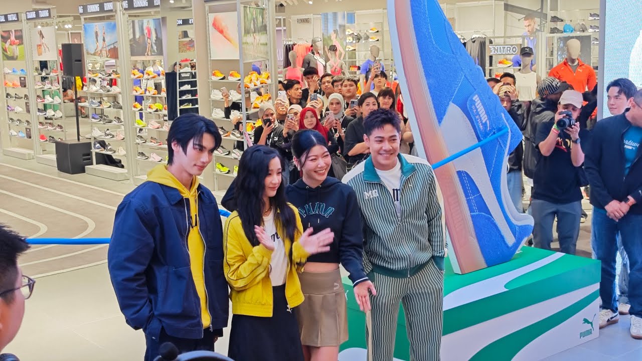 Largest PUMA Store in SEA Grand Opening ft.Win Metawin and Tu Tontawan ...