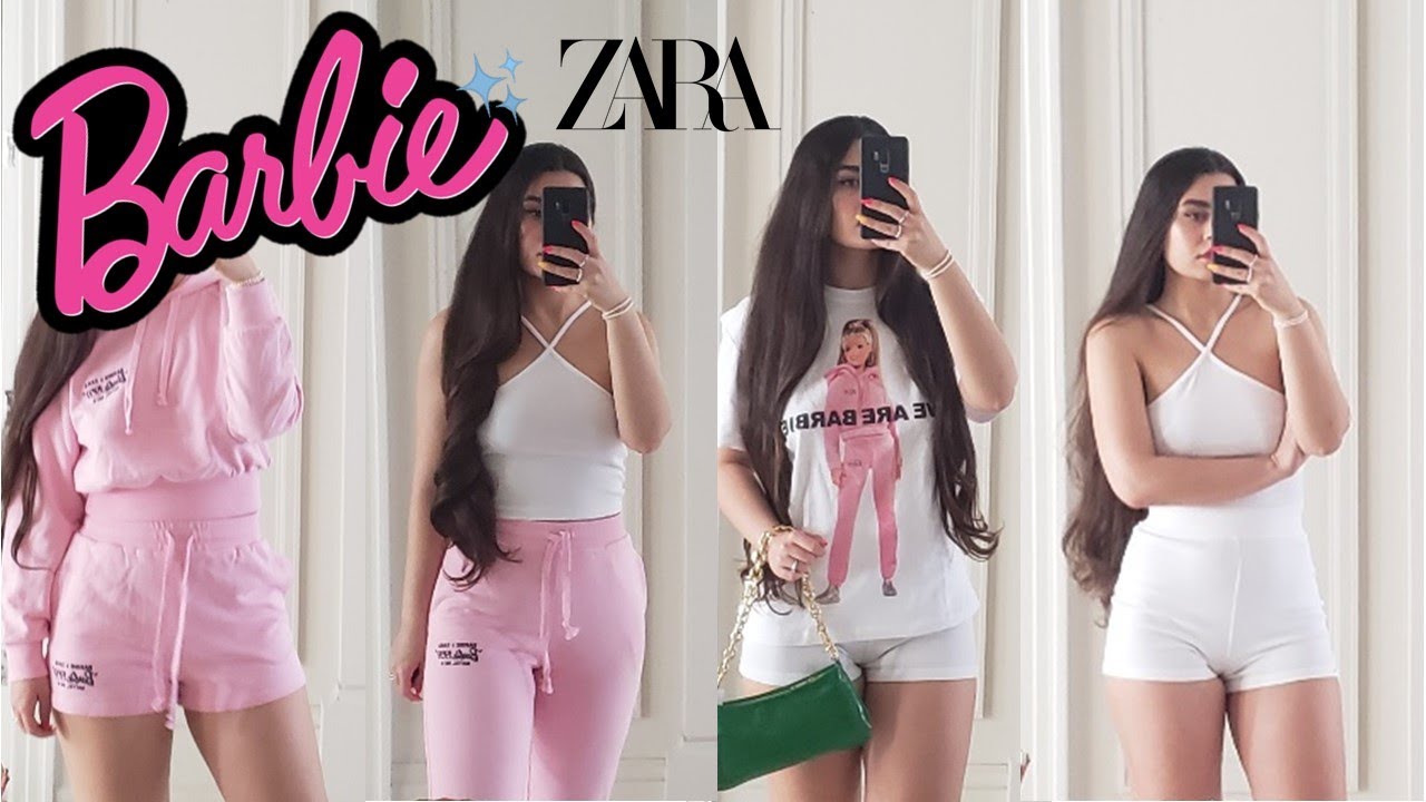 🩱BARBIE x ZARA collection || ZARA HAUL 2021 TRY-ON - YouTube