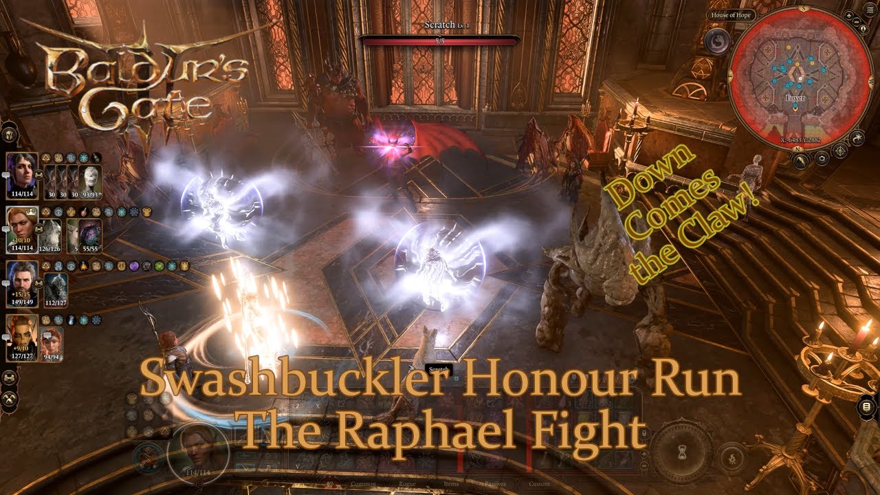Baldur's Gate 3. Swashbuckler Honour Run. The Raphael Fight - YouTube