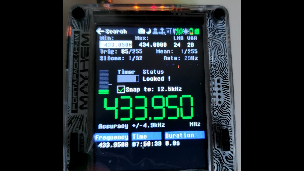 PortaPack H4M Mayhem: Interception of the signal from Home Wireless ...
