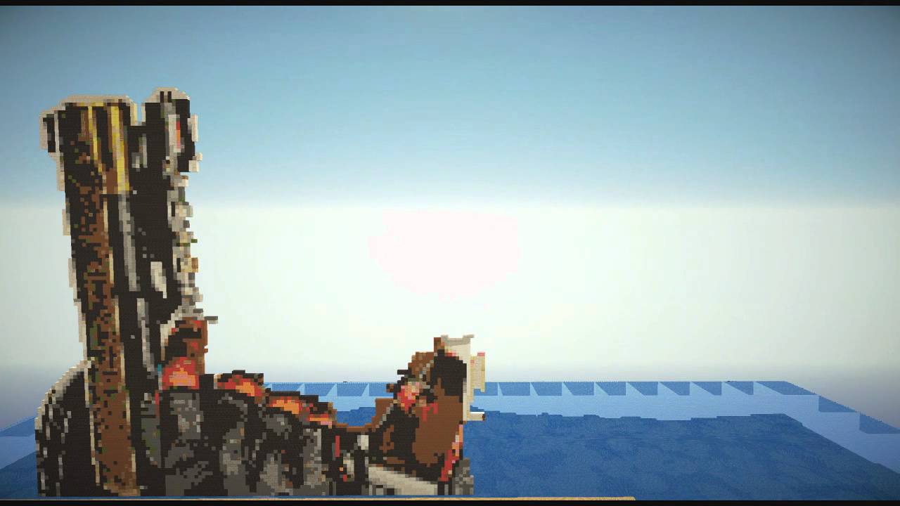 Minecraft - Pixel Art - Speed Build - Duke Nukem - YouTube