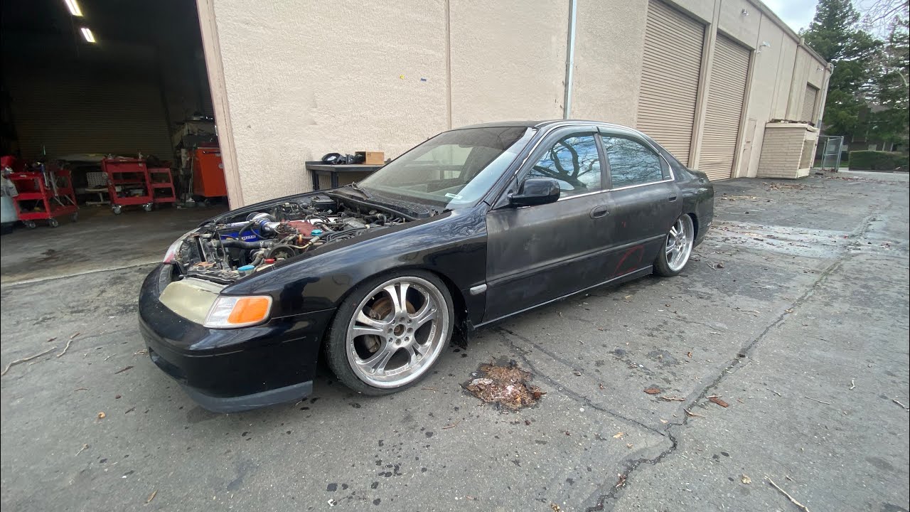 Getting this Cd5 accord back on the road. - YouTube