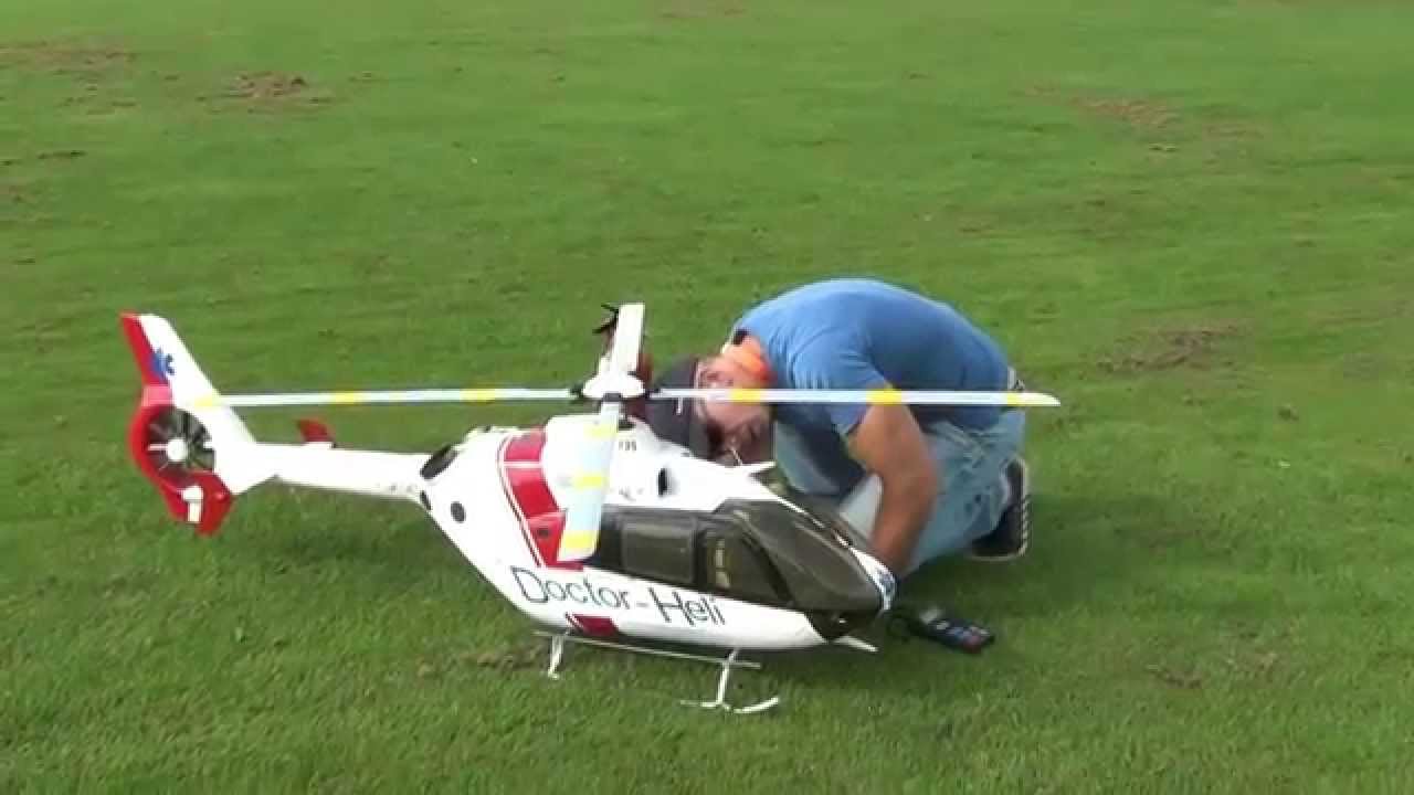 Vario EC 135 "Doctor Heli" Turbine. Startup with Complete Flight. - YouTube