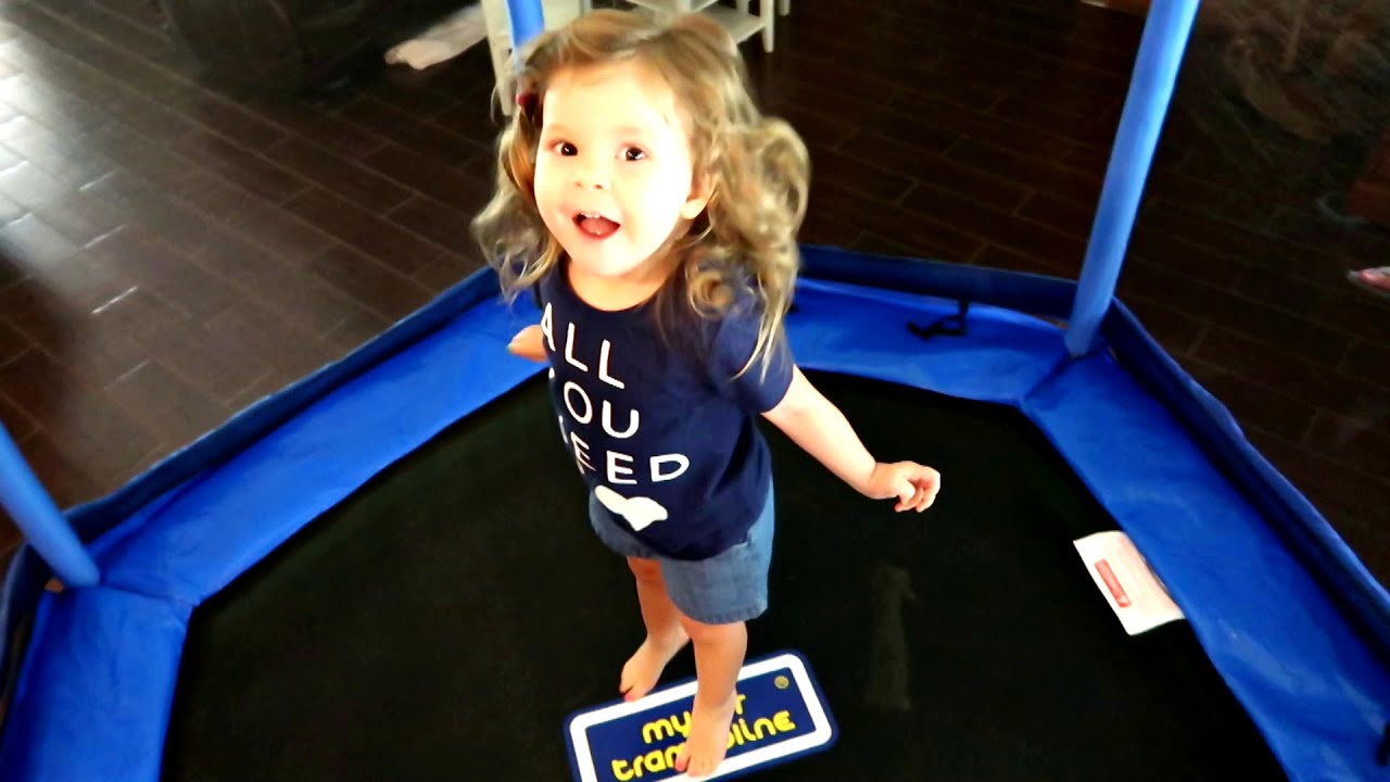 TRAMPOLINE IN THE HOUSE - YouTube