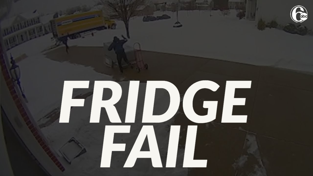 Video captures cringeworthy moment $4,200 fridge gets damaged during ...