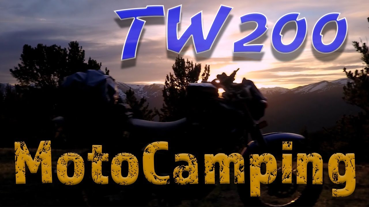TW200 MotoCamping Adventure - exploring the Rocky Mountains - YouTube