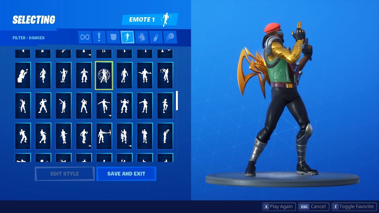 FORTNITE MAJOR LAZER SKIN w/ALL DANCE EMOTES (Scenario,Floss...) - YouTube