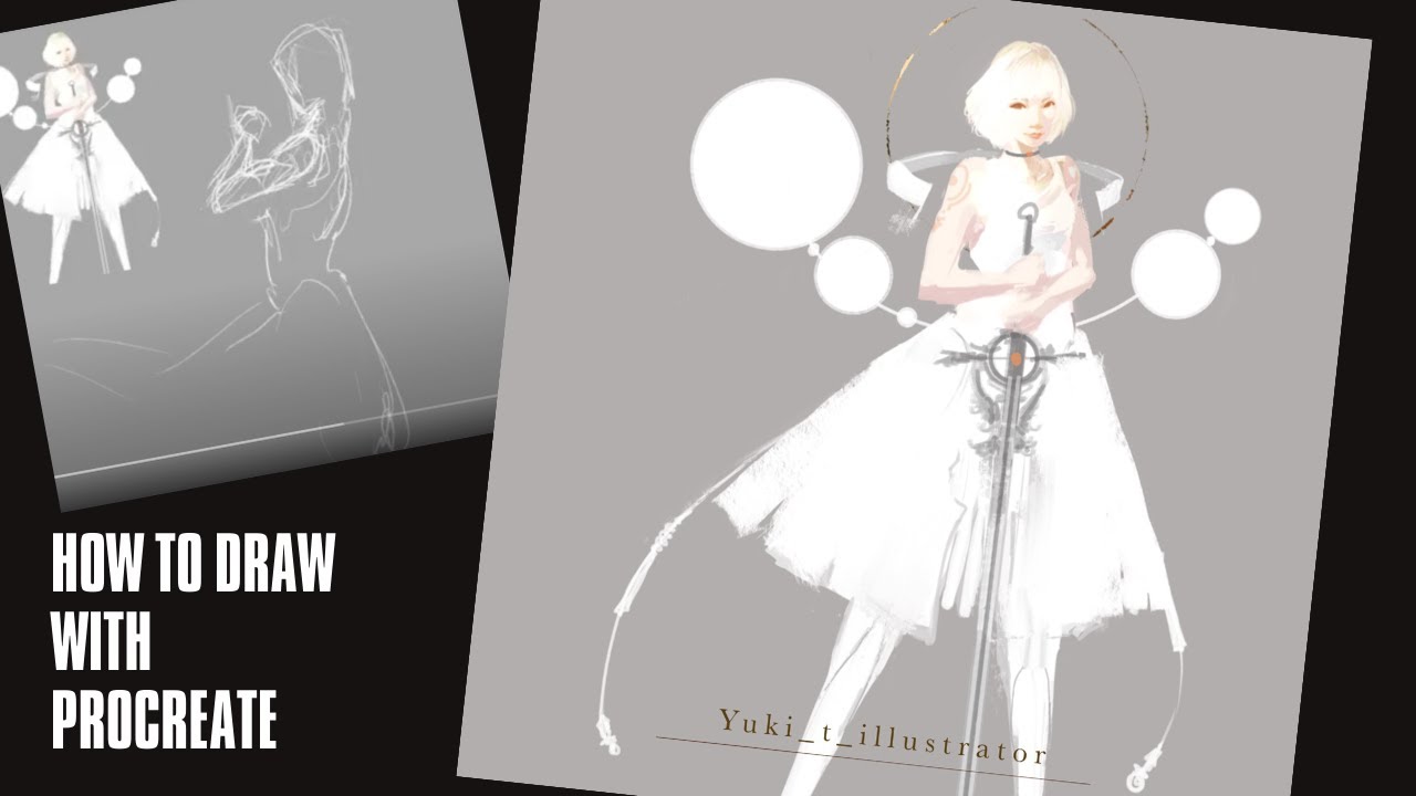 25 | FULL Procreate painting process from start to finish - YouTube