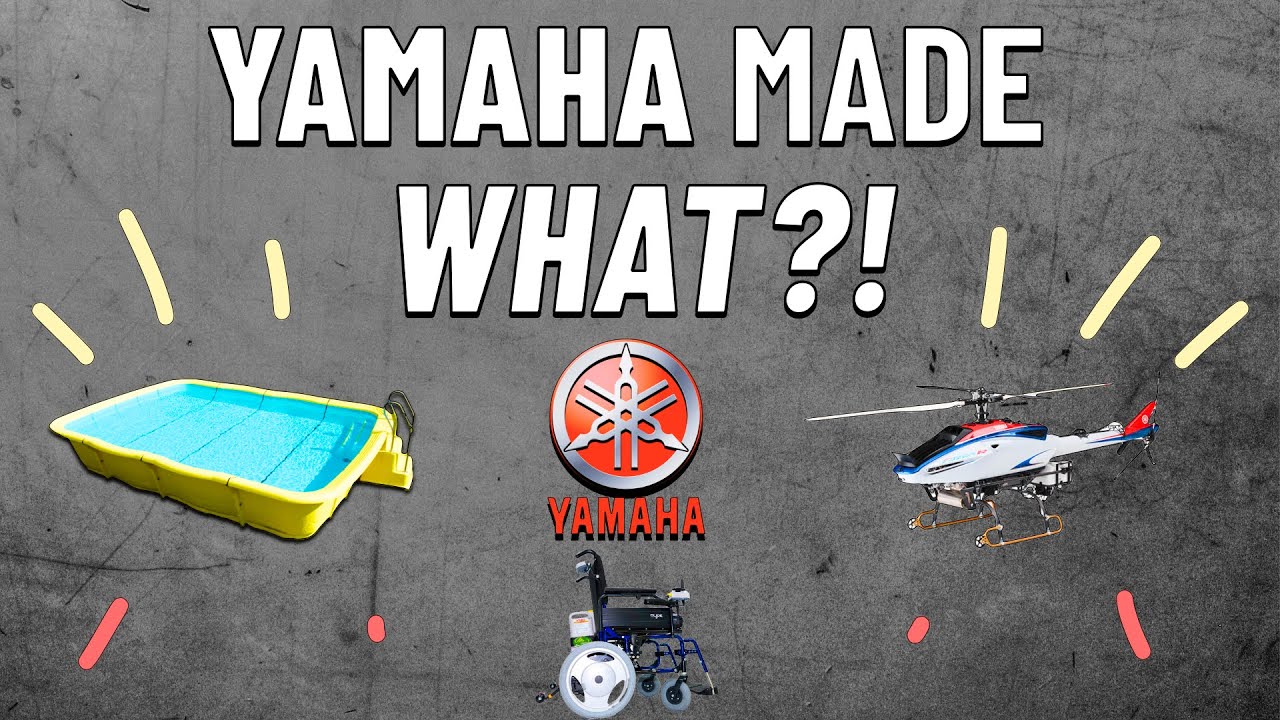 7 OTHER Weird Products Yamaha Makes - YouTube