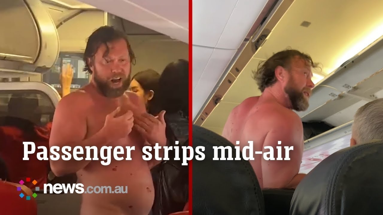 Drunk Russian passenger strips mid-air 'while trying to jump off the ...