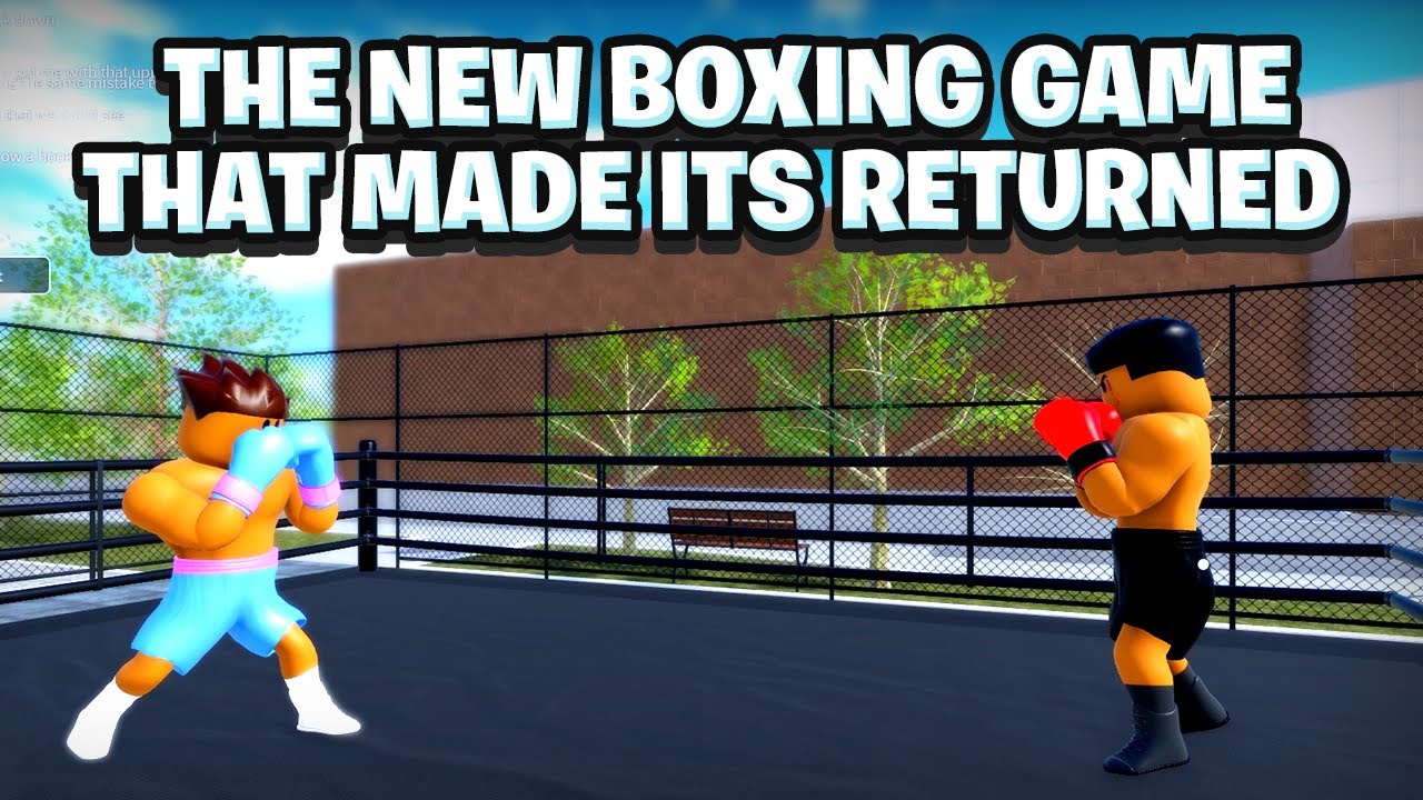 The NEW BOXING Game ON ROBLOX Has FINALLY RETURNED... - YouTube